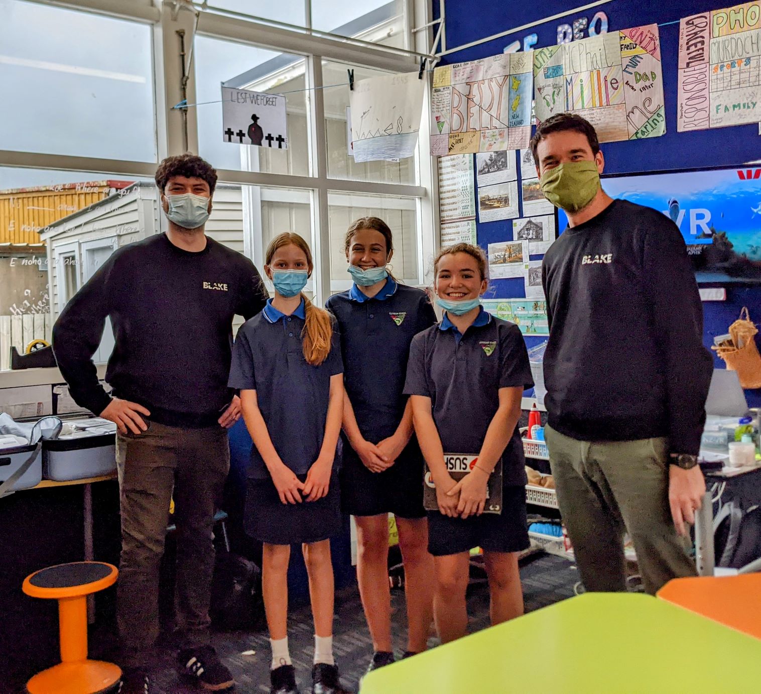 Students at Clevedon School inspired by NZ-VR - Blake NZ